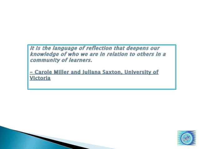 documenting learning | PPT