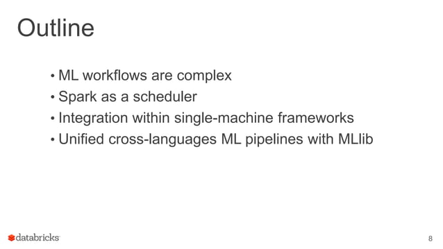 Combining Machine Learning frameworks with Apache Spark | PPTX