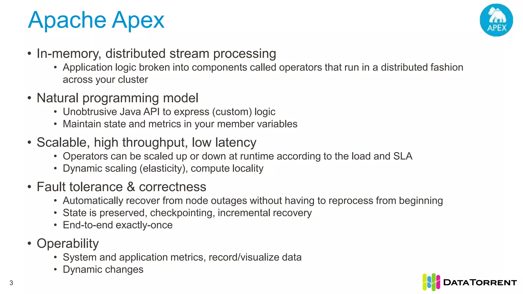 Next Gen Big Data Analytics with Apache Apex | PPT Next Gen Big Data Analytics with Apache Apex | PPT