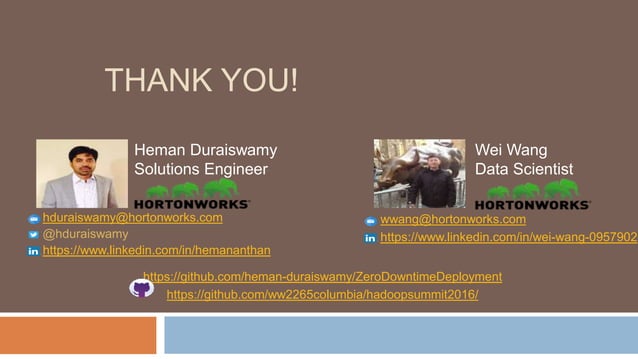 Zero Downtime App Deployment using Hadoop | PPT
