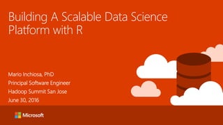 Building a Scalable Data Science Platform with R | PPTX | Cloud Computing | Internet