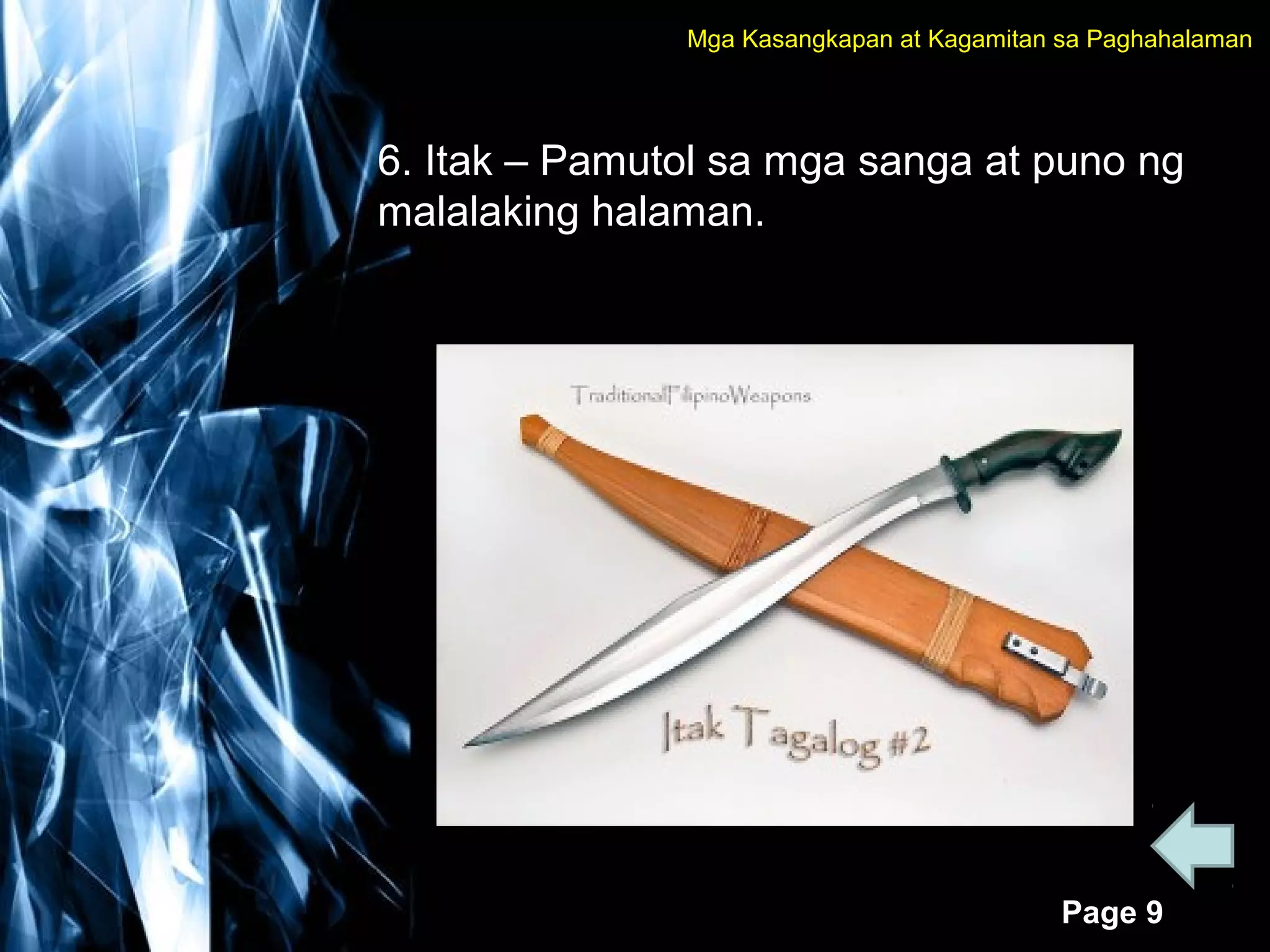 MGA KASANGKAPAN AT KAGAMITAN NG PAGHAHALAMAN | PPT