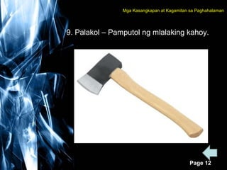 MGA KASANGKAPAN AT KAGAMITAN NG PAGHAHALAMAN | PPT
