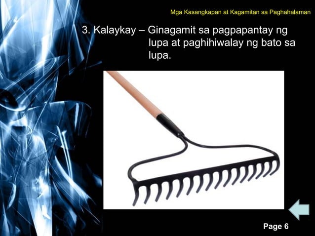 MGA KASANGKAPAN AT KAGAMITAN NG PAGHAHALAMAN | PPT