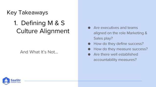 Culture of Alignment: Marketing & Sales with Retently | PPTX