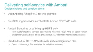 Self-Service Provisioning and Hadoop Management with Apache Ambari | PPTX