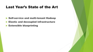 Scalable On-Demand Hadoop Clusters with Docker and Mesos | PPT