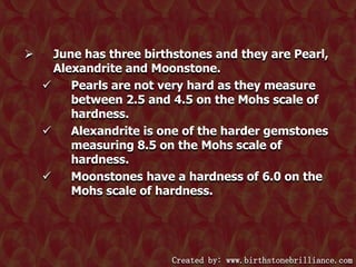 June Birthstone | PPT