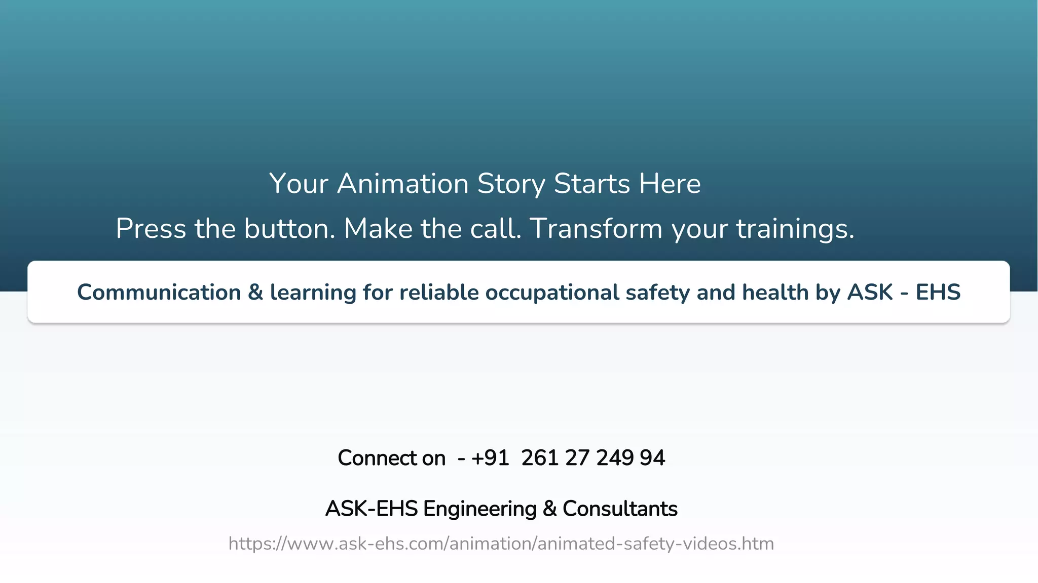 Animation health and hygiene industry | PPT