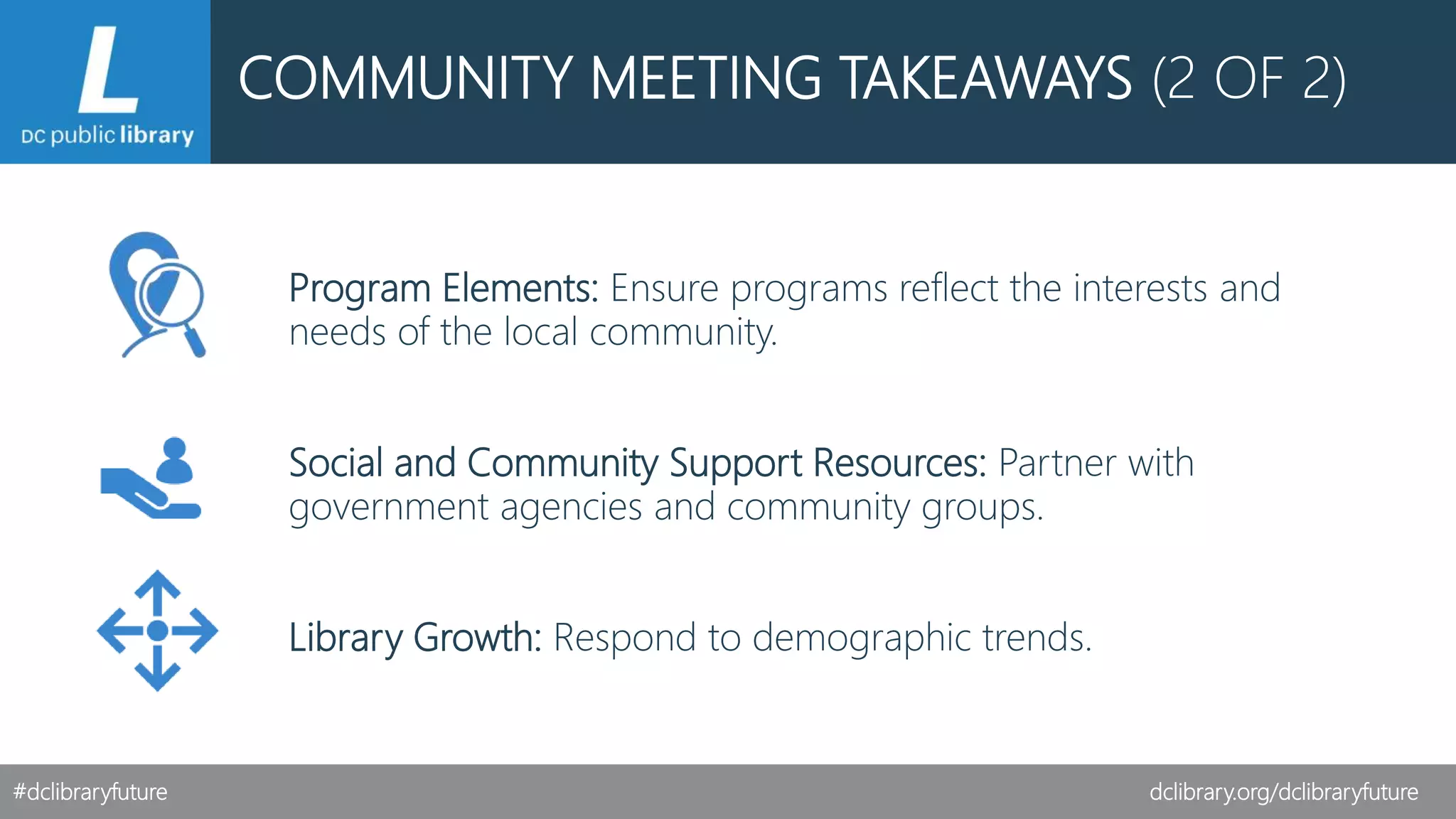 DC Public Library Facilities Master Plan Community Presentation | PPTX