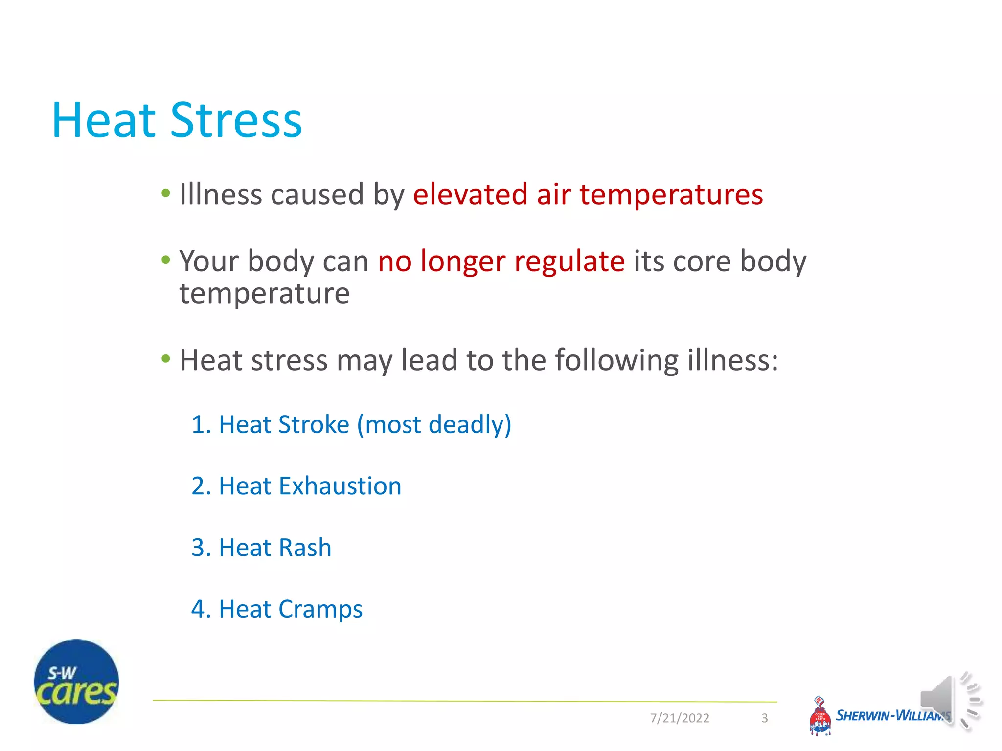 Heat Stress Awareness | PPTX