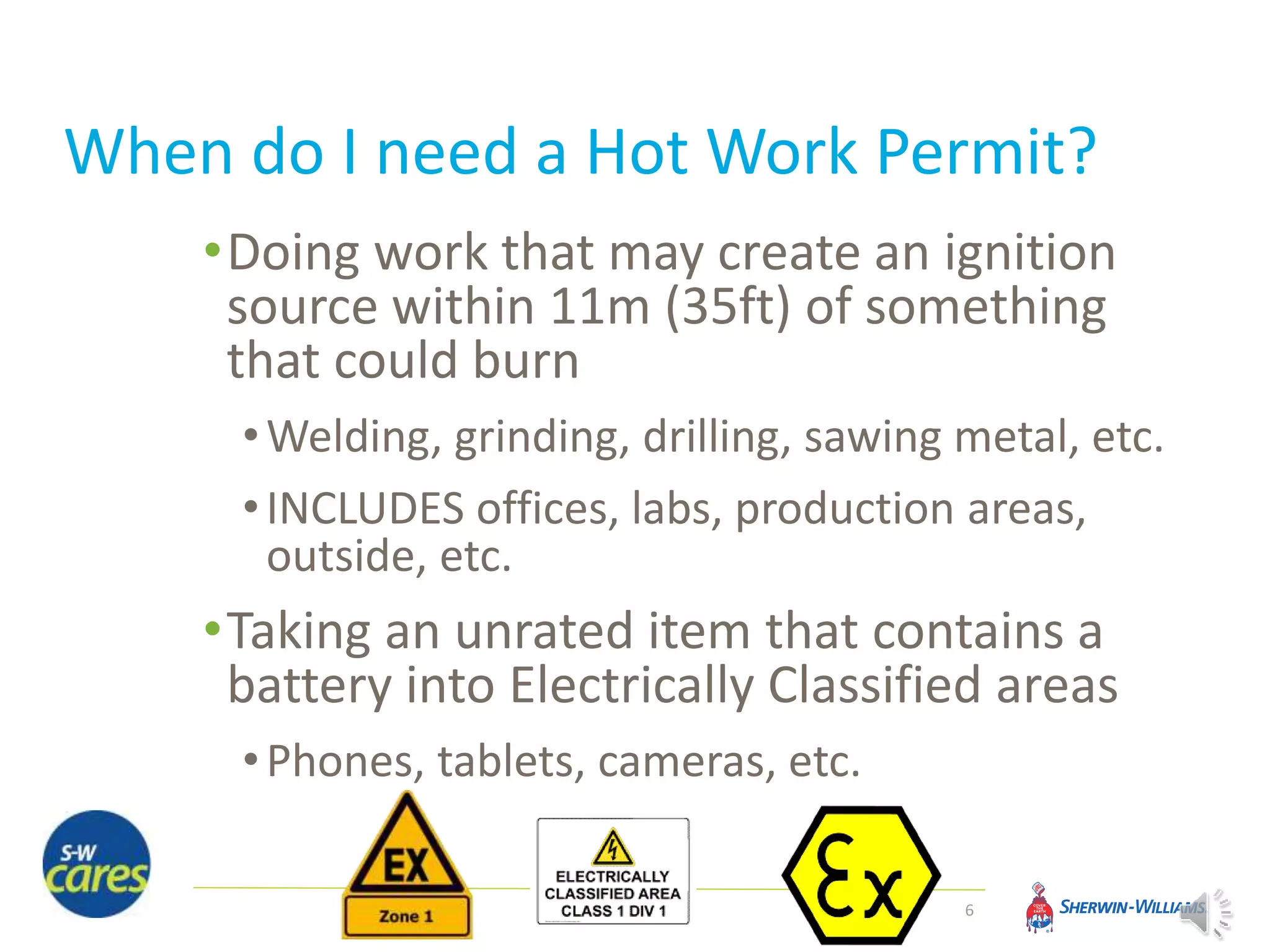 Hot Work Affected Training | PPTX