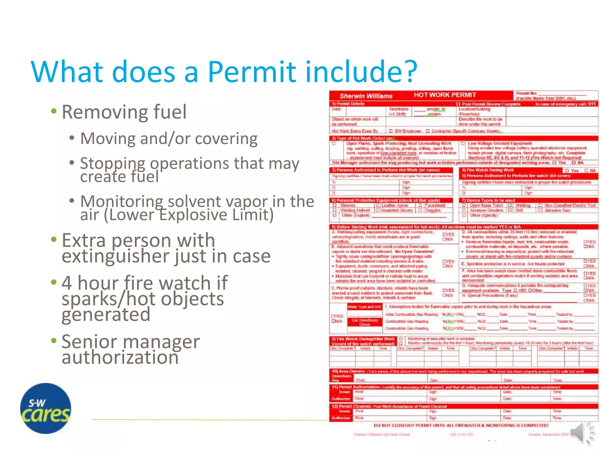 Hot Work Affected Training | PPTX