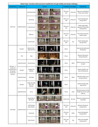 June Queenax of the week - Mastering Full Body Stability Workout | PDF