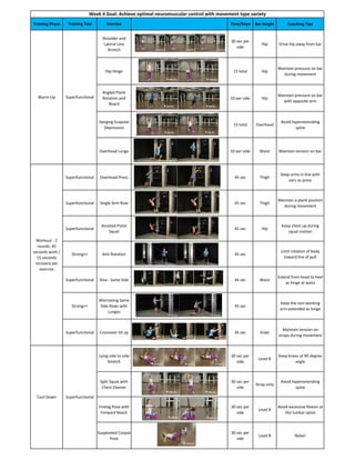 June Queenax of the week - Mastering Full Body Stability Workout | PDF