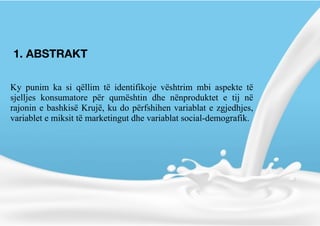 Projekt kërkimi | PDF