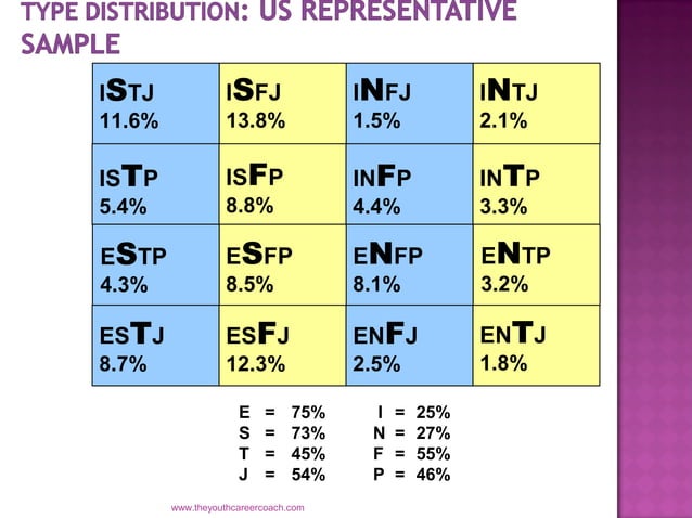 Jung Personality MBTI Slide Show for Youth & Young Professionals | PPT