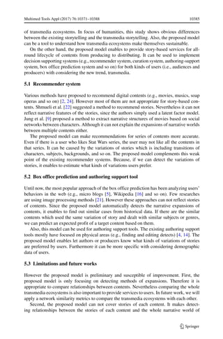 A computational model of transmedia ecosystem for story-based contents | PDF