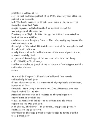 Jung AnalyticalPsychologyB Overview of Analytical Psych.docx