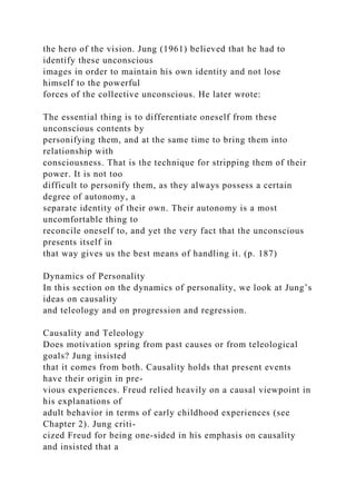 Jung AnalyticalPsychologyB Overview of Analytical Psych.docx