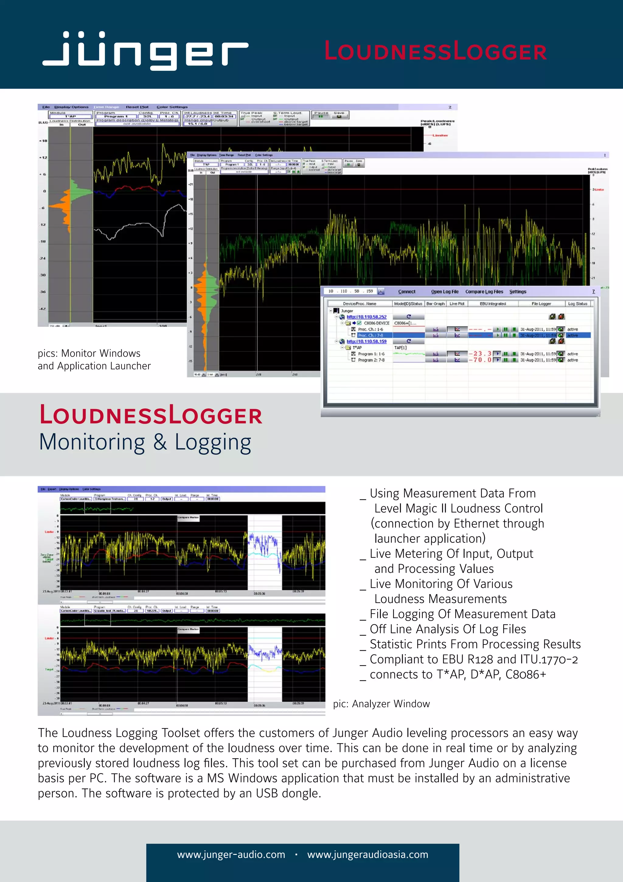 Junger Audio IBC 2011 New Products | PDF