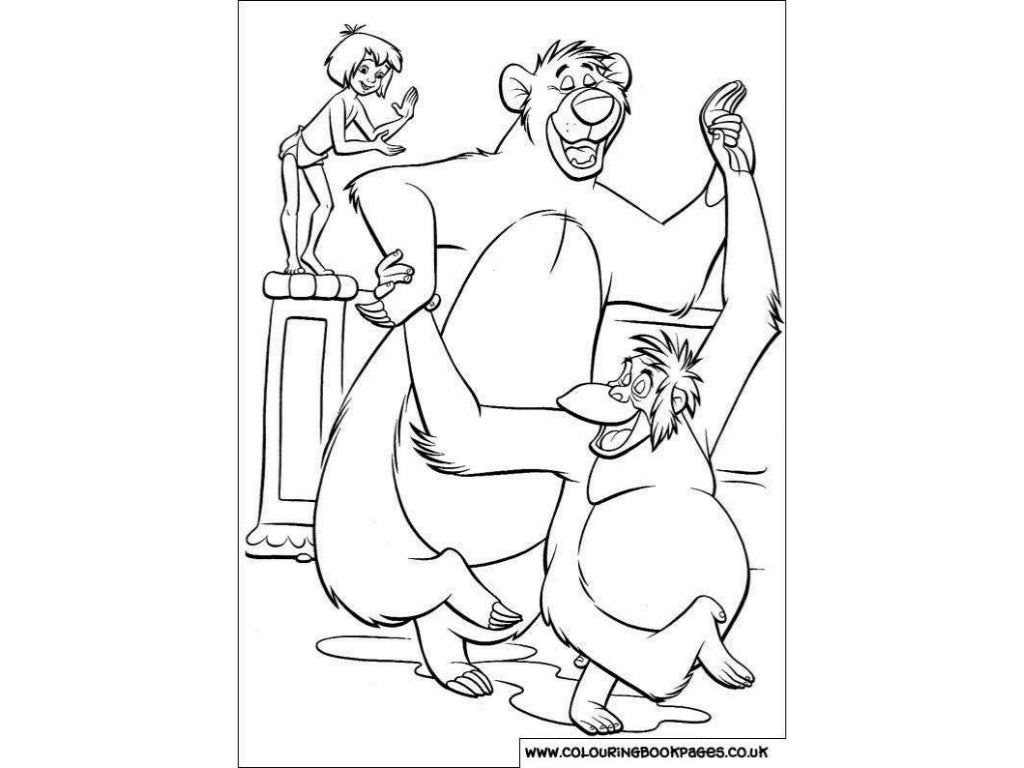 Jungle book Colouring Pages and Kids Colouring Activities