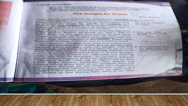 JUNGLE AIRCRASH.pptx Jungle Air Crash lesson | PPT