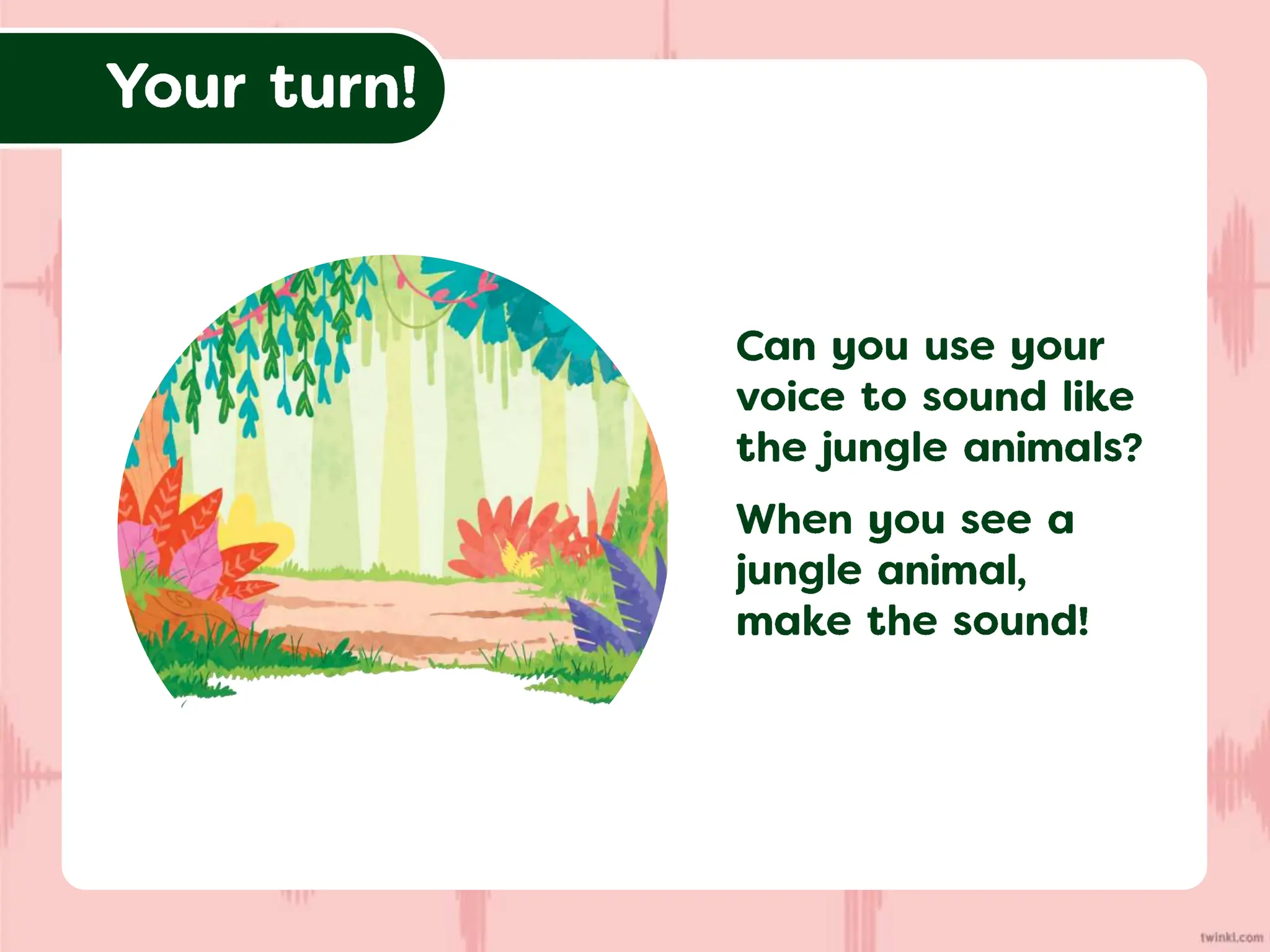 Jungle Animal Sounds Phase 1 Phonics PowerPoint.pptx