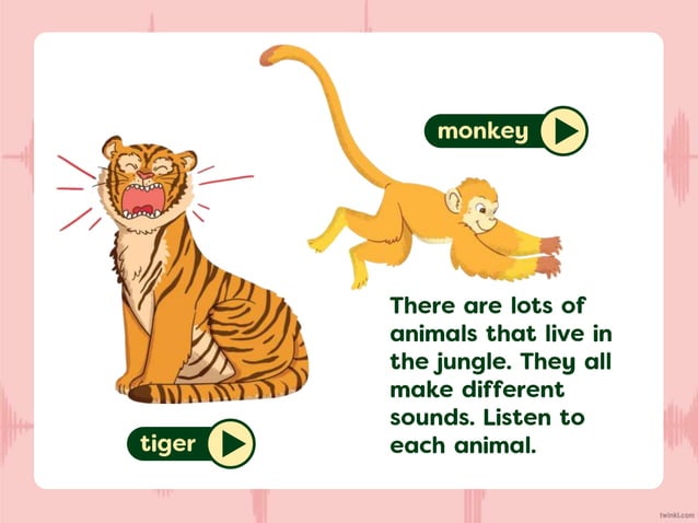 Jungle Animal Sounds Phase 1 Phonics PowerPoint.pptx
