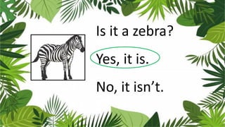 Junglevocabularyandgrammar | PPT