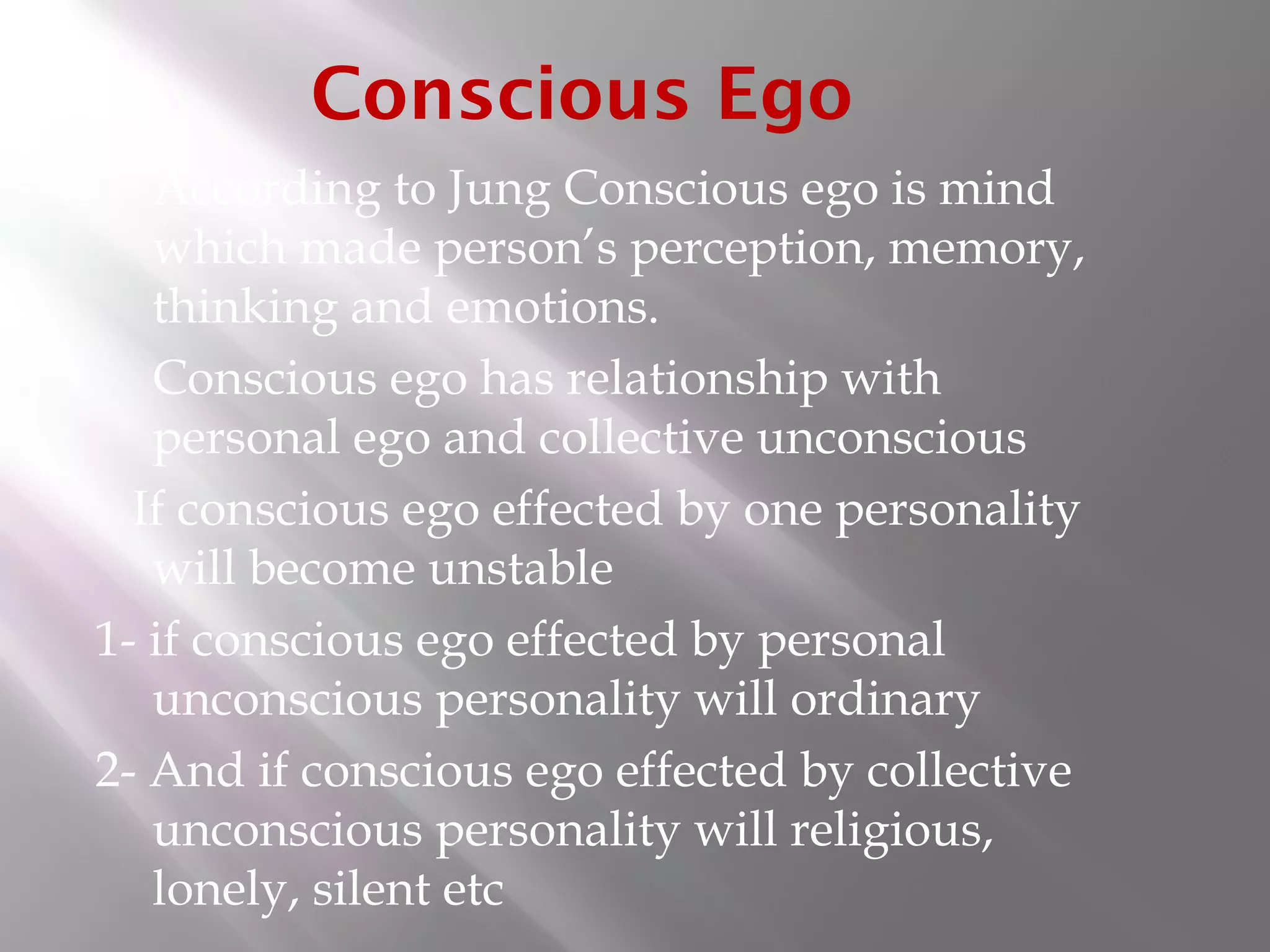 Jung theory of personality in Psychology | PPT