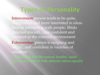 Jung theory of personality in Psychology | PPT