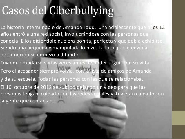 Ciberbullying: CASOS DE CIBERBULLYING