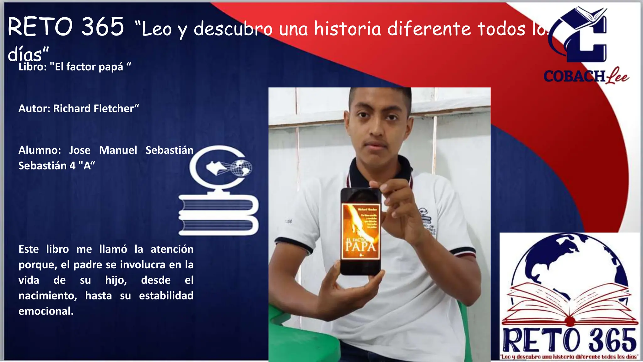 Reto 365 biblioteca cobach CEMSaD 200 Francisco Indalecio | PPTX ...