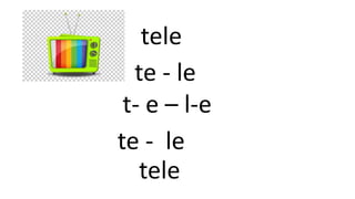 COMPRENSIÓN DE LECTURA / palabras con letra t | PPTX