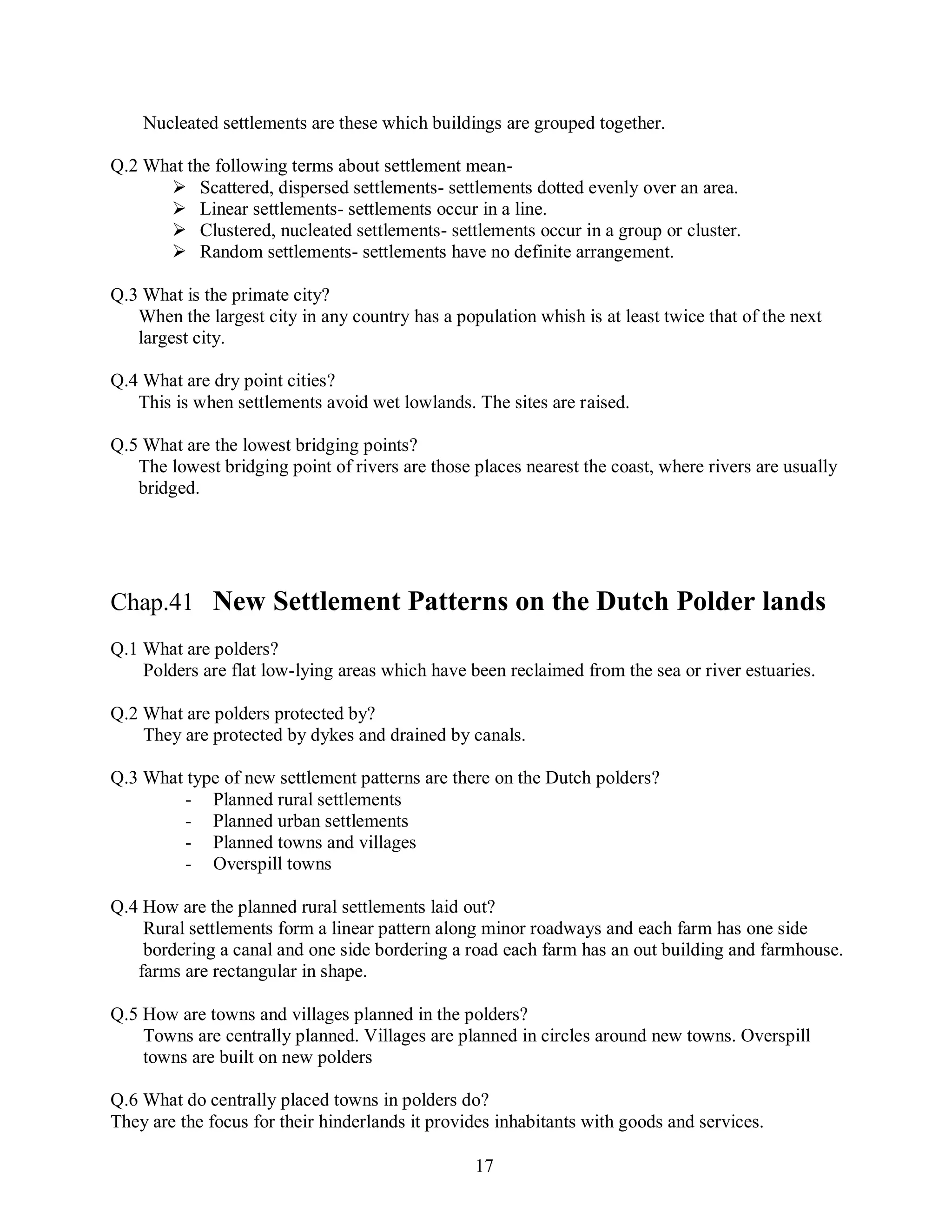 Junior Cert Geography Notes | PDF