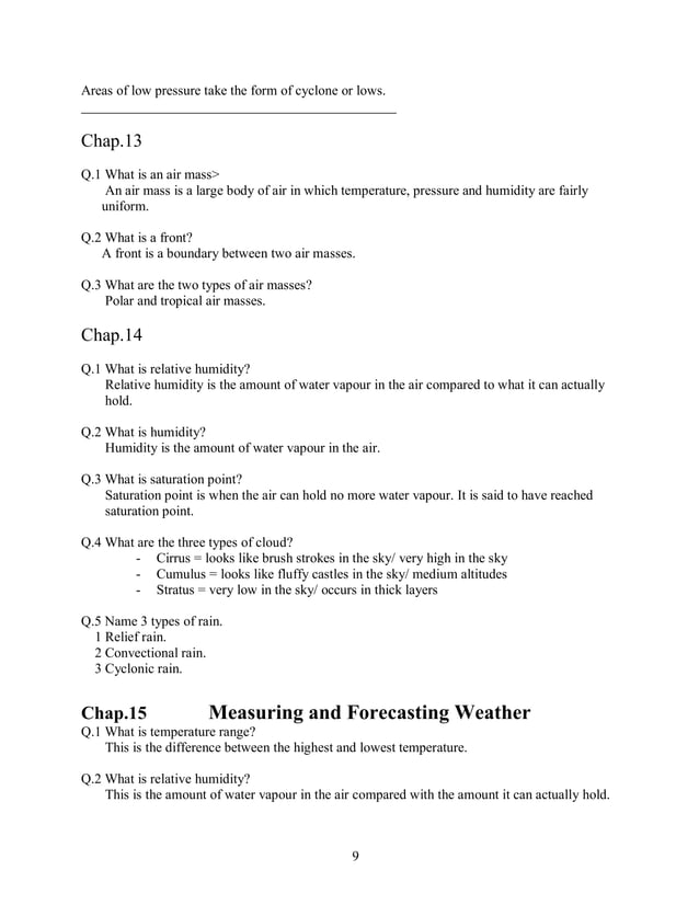 Junior Cert Geography Notes | PDF | Geography | Science