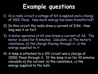 Junior cycle science physics electricity. By Theresa Lowry-Lehnen ...
