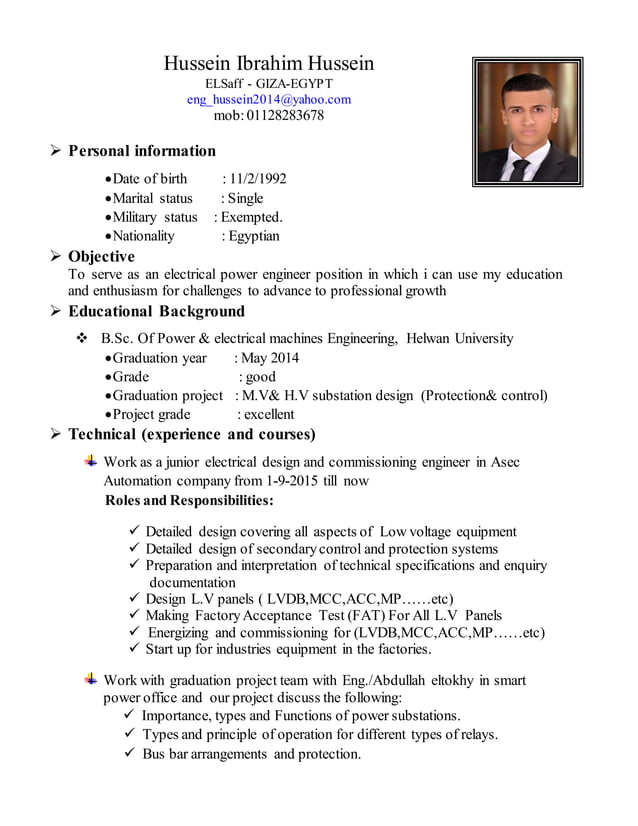 Junior electrical engineer. | PDF