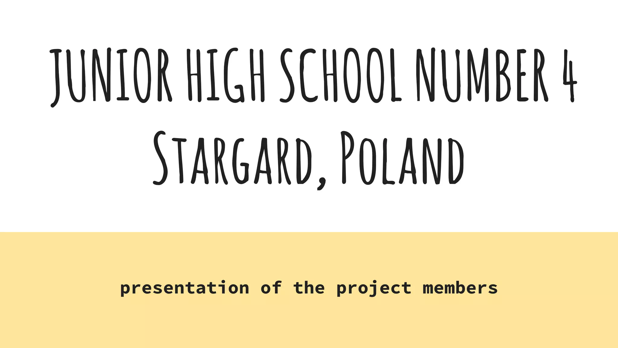 Junior high school number 4 stargard, poland | PDF