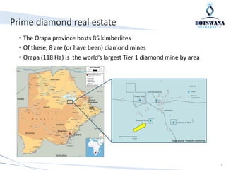 Botswana Diamonds Presentation to the Junior Indaba | PDF