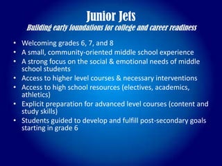 Junior Jets Information | PPTX