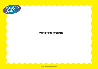 MOCK TEST 1 : JUNIOR KG INTER SCHOOL | PDF