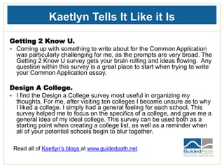 Engaging Juniors: Part 1- A GuidedPath Best Practices Webinar | PPT