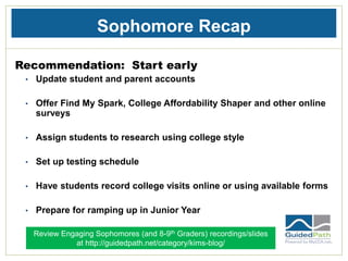 Engaging Juniors: Part 1- A GuidedPath Best Practices Webinar | PPT