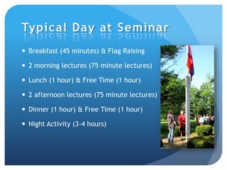 Junior Seminar 2013 | PPT