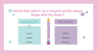 Past Simple and Adjective Suffixes in English | PPT