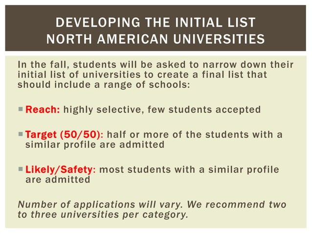 Grade 11 Parent University Night | PPT