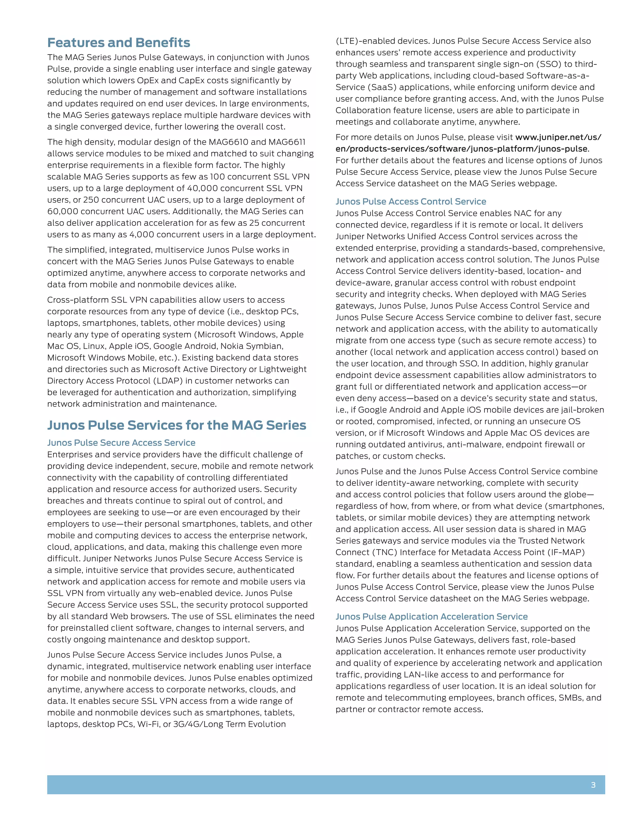 Juniper MAG Series | PDF | Operating Systems | Computer Software and Applications