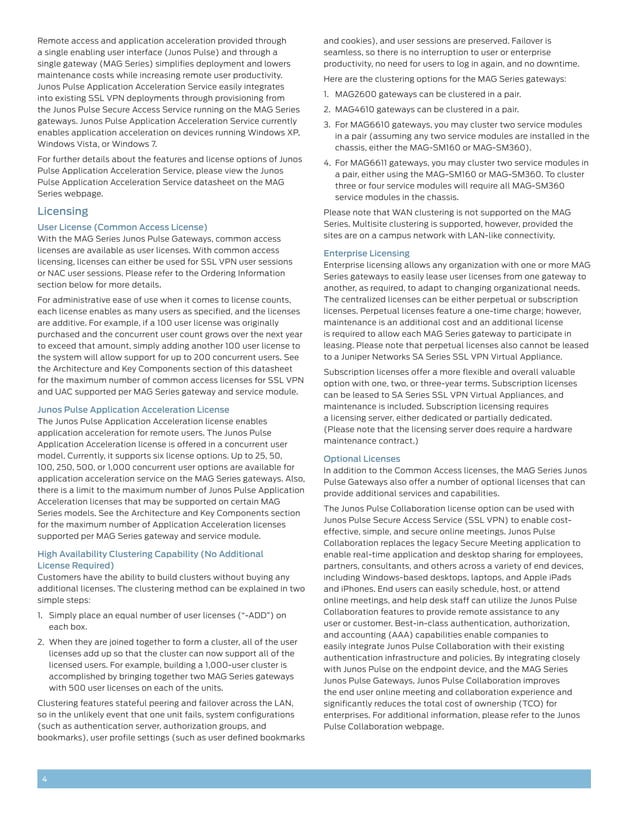 Juniper MAG Series | PDF | Operating Systems | Computer Software and Applications